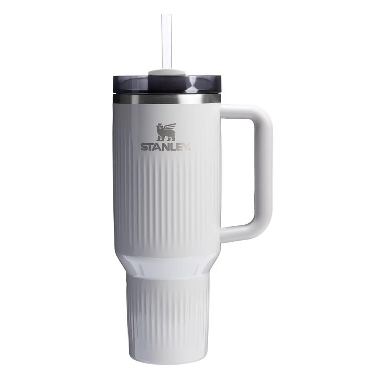 Stanley Quencher H2O FlowState Tumbler Fluted Ash Gloss 40 oz STANLEY ...