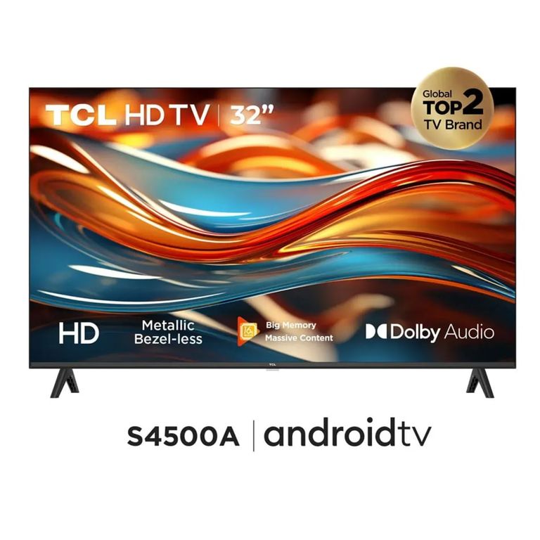 TELEVISOR TCL 32 32S4500A HD SMART TV COLOR NEGRO TCL | falabella.com