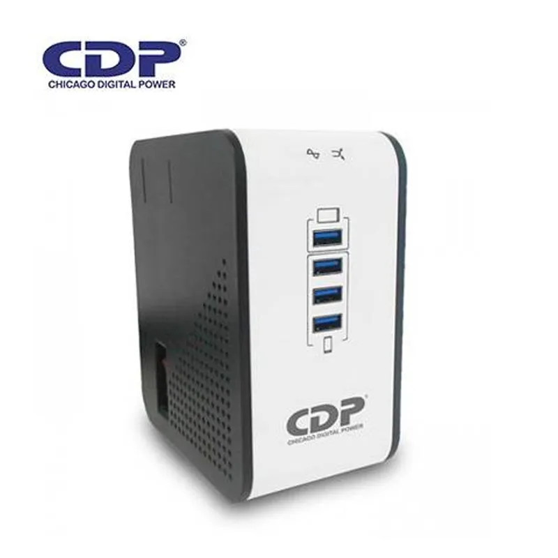 Estabilizador Cdp R2cu-Avr1008i 1000va/500w 8 Salidas 4 Puertos Usb CDP ...