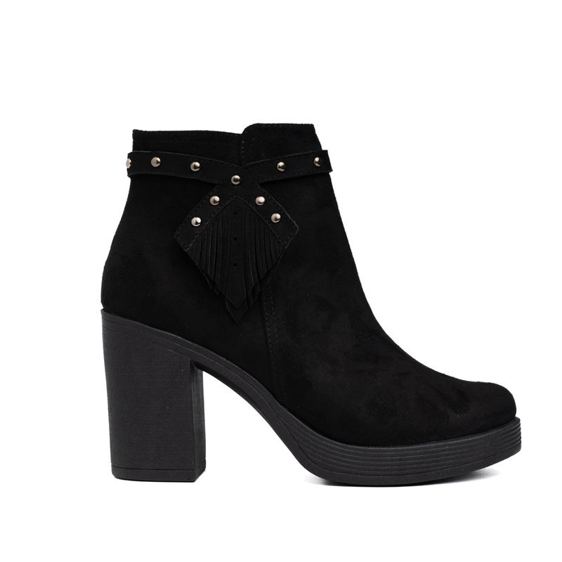 Botines Chenda - Nébula - Negro Gamuza NEBULA | falabella.com