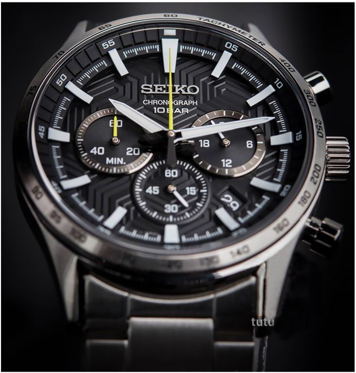 SEIKO Reloj Essentials Coleccion Cronografo Acero inox Japones SSB413 ...