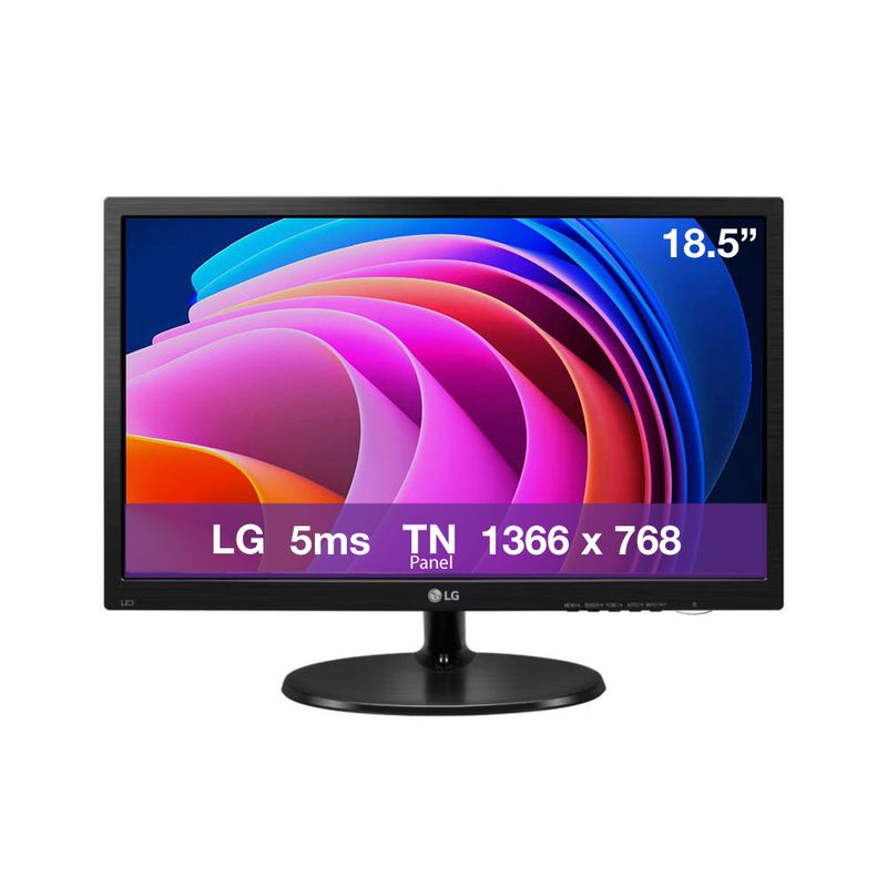 Monitor LG 19M38A-B 185 TN 1366x768 5ms 200cdm2 LG | falabella.com