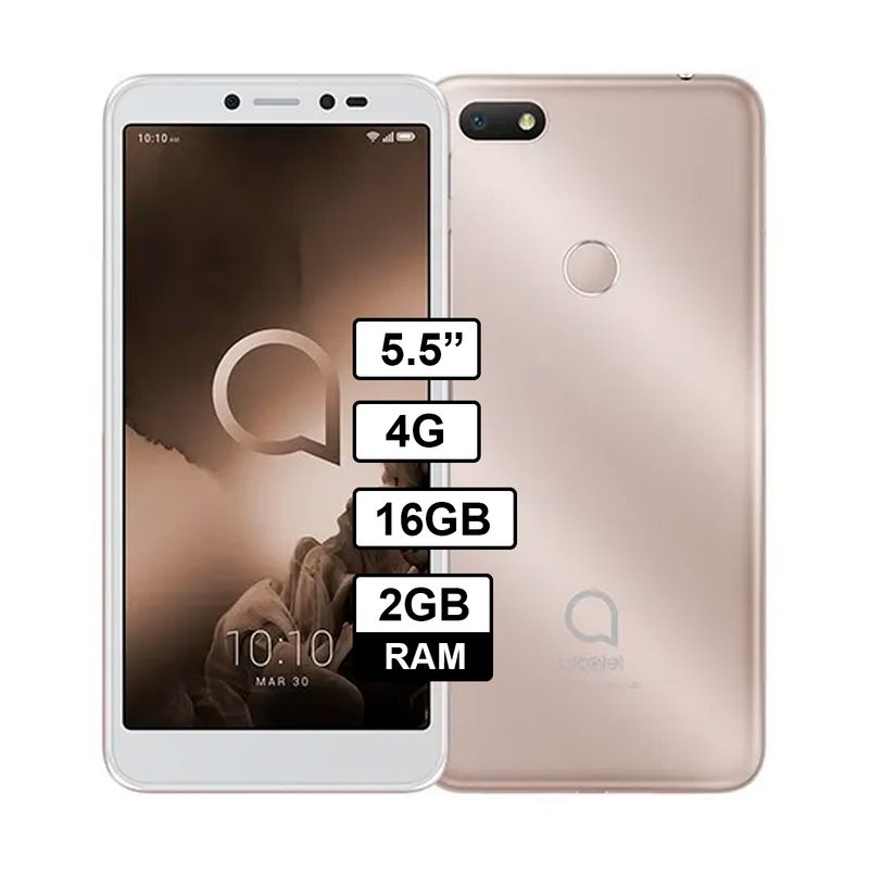 Celular ALCATEL 1V - 2GB RAM 16GB Color Metallic gold ALCATEL ...