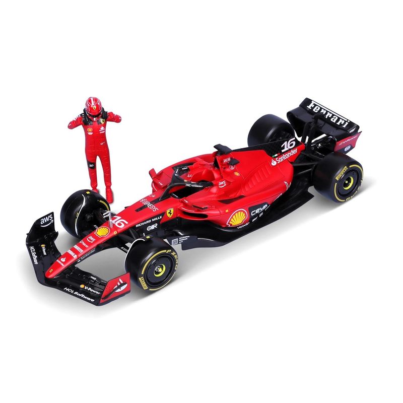 Auto Colección Ferrari Formula 1 SF - 23 Escala 1/24 Rojo BBURAGO ...