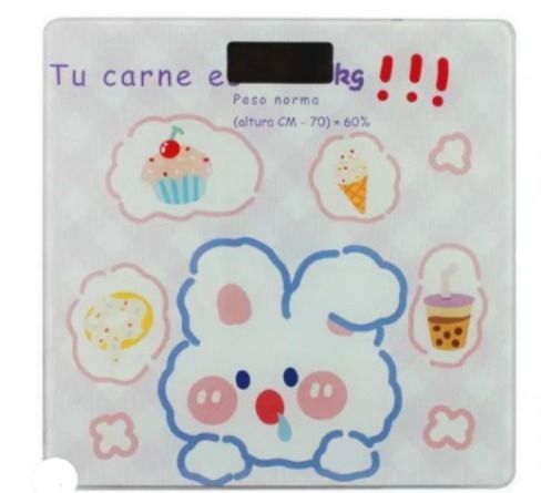 Balanza de baño digital kawaii de conejo GENERICO | falabella.com
