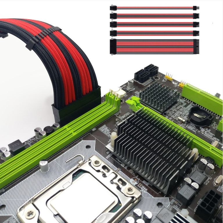 SET 5 CABLE PARA PC EXTENSOR PCU ATX PCI EXPRESS GENERICO | falabella.com