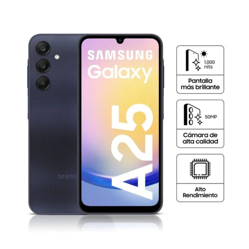 SAMSUNG GALAXY A25 8GB RAM 256GB - BLACK - OPEN BOX SAMSUNG | falabella.com