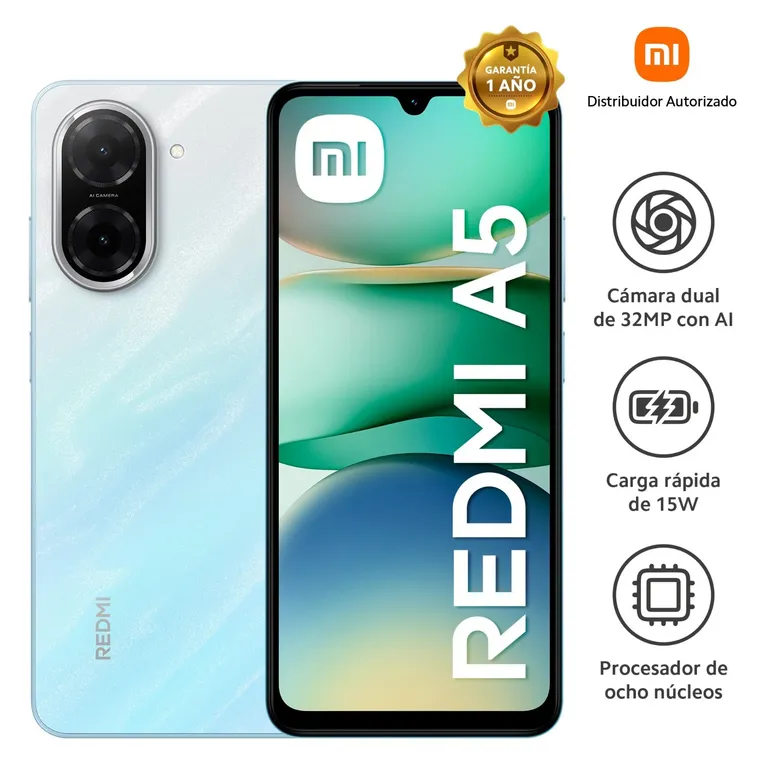 CELULAR XIAOMI REDMI A5 4GB RAM 128GBROM COLOR AZUL OCEANO XIAOMI | falabella.com