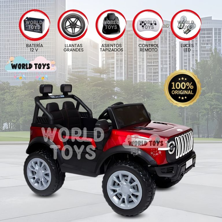 Carro a Batería para niños «SPEED» Todo Terreno Red CONFORT | falabella.com