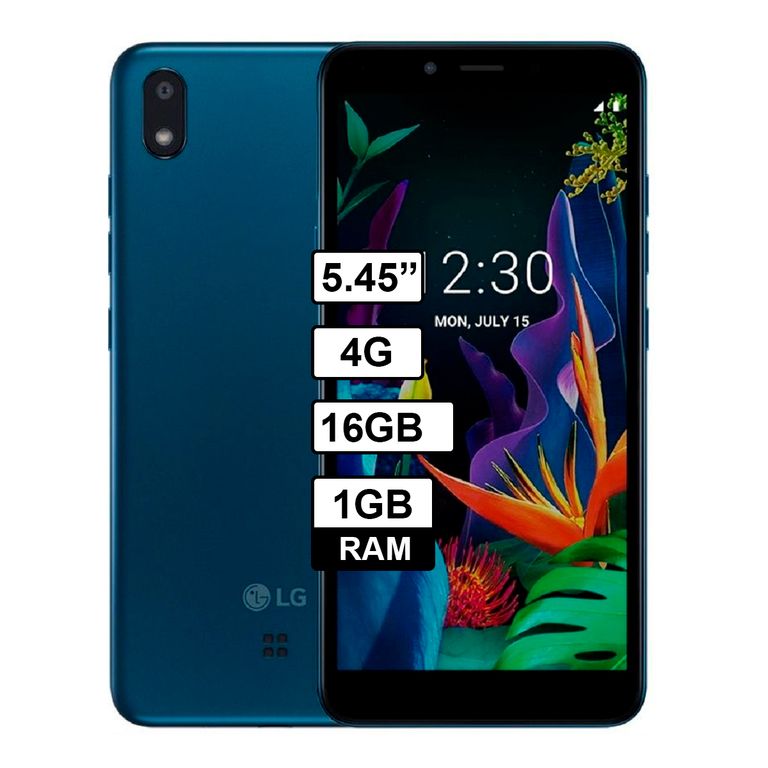 Celular LG K20 - 1GB RAM - 16GB Color Azul LG | falabella.com
