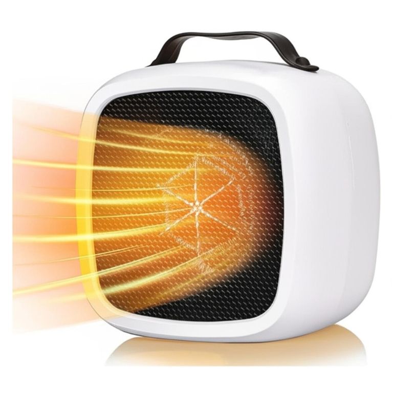 Mini Calefactor Portátil Eléctrico de 500W Calentador Estilo Moderno ...