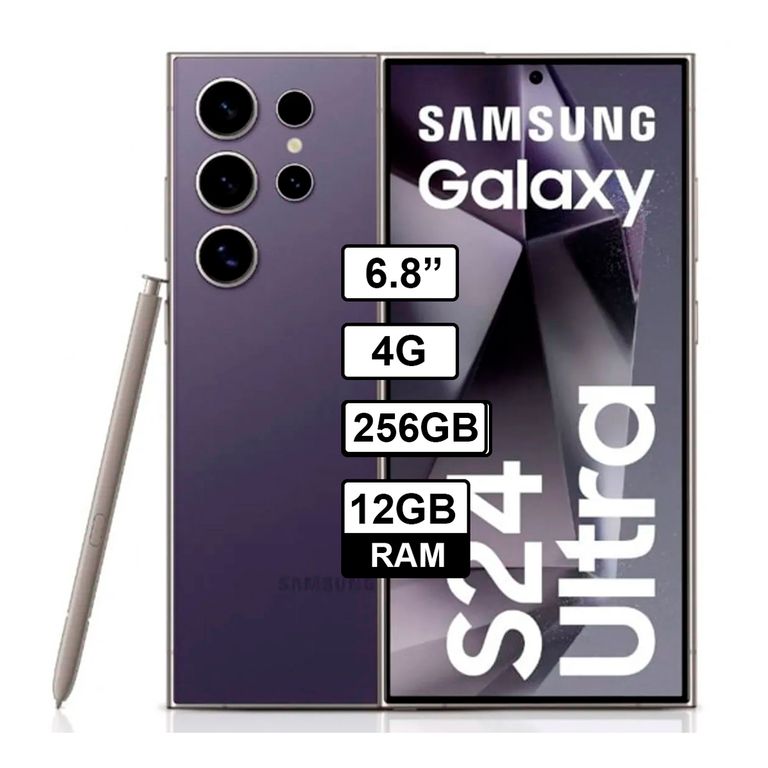 Samsung Galaxy S24 Ultra 256GB 12GB Color Morado SAMSUNG | falabella.com