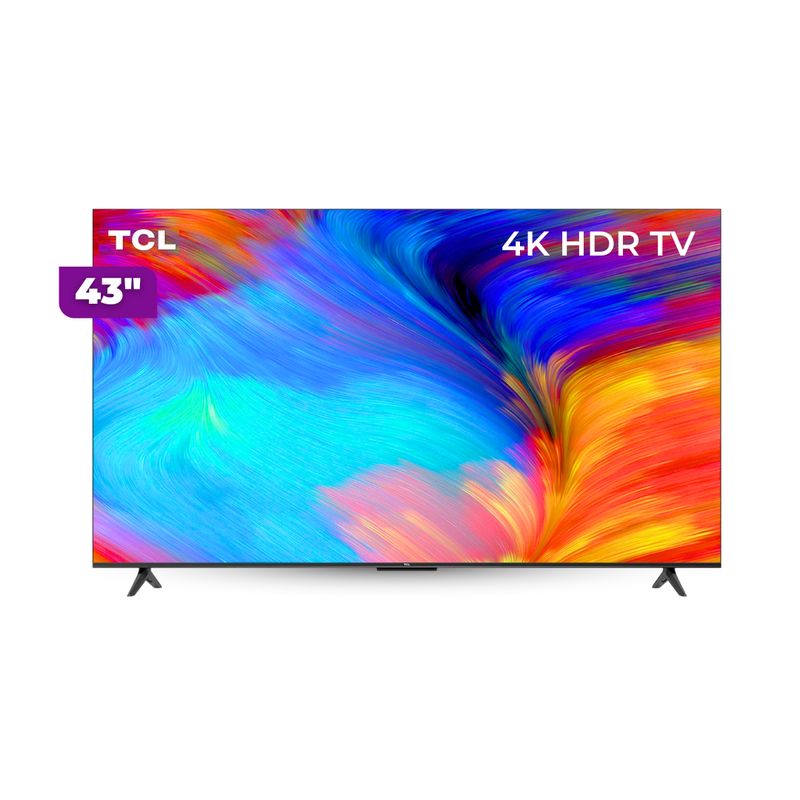 Televisor de 43 TCL HDR 4K Smart TV con Google TV 43P635 TCL ...