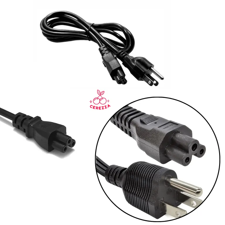 CABLE PODER TIPO TREBOL UNIVERSAL 1.50 M NEGRO GENERICO | falabella.com