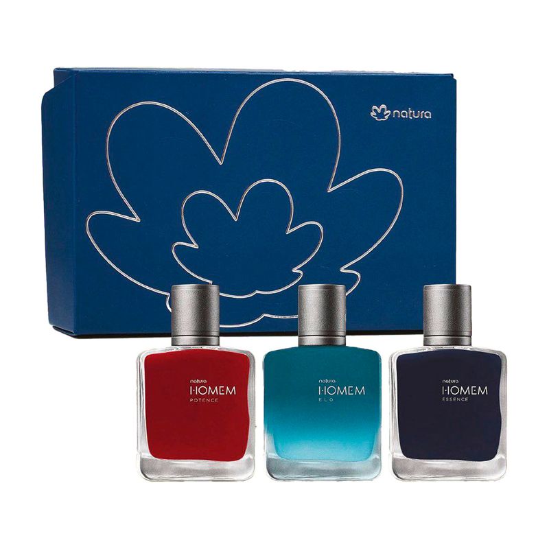 Kit x3 Mini Homem Elo Potence Essence NATURA | falabella.com