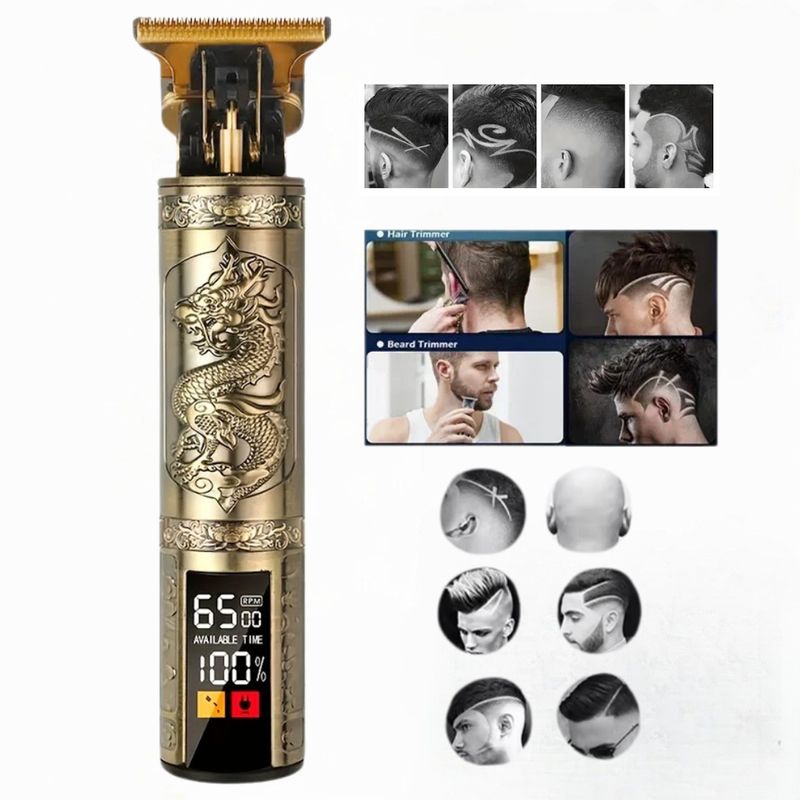 Rasuradora Trimmer Dragón para Diseño Cabello Barba Patillera GENERICO ...