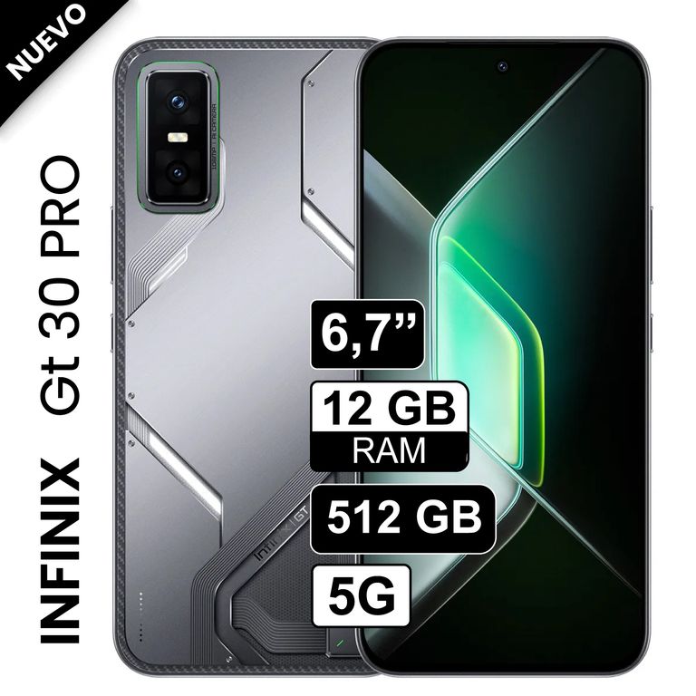 Celular Infinix Gt 30 Pro 5G Dual Sim 512GB 12GB Ram GRIS INFINIX ...