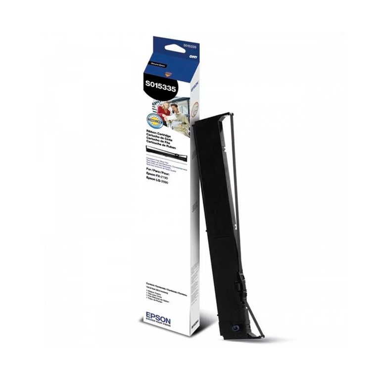 Cinta De Tinta Original Epson S015335 Para Impresoras Fx-2190 Y Lq-2090 ...