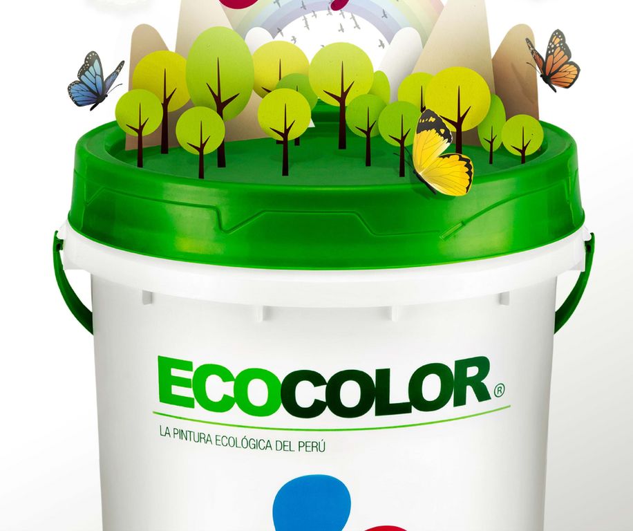 PINTURA ECOLOGICA ECOACRILICO MATE AZUL AQUA 1GL ECOCOLOR | Falabella Perú