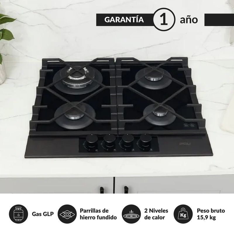 Encimera Signature 60 GLP FDV (Balón de gas) FDV | falabella.com