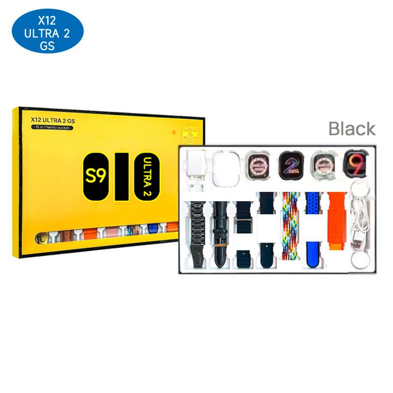 X12 ULTRA 2 GS SMARTWATCH 16 EN 1 - COLOR NEGRO | Sodimac Perú