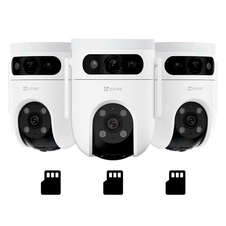 EZVIZ H9C Dual 3K 3-PACK 64GB Camara de Seguridad WIFI 5MP EZVIZ ...