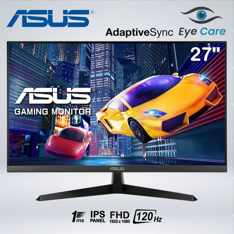 MONITOR GAMER VY279HGR FULLHD 27 " IPS 120HZ 1MS GAMEPLUS EYE CARE ASUS ...