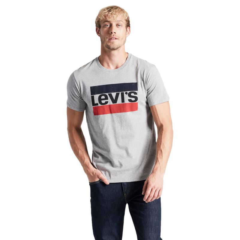 Polo Hombre Sportswear Logo Graphic Gris Levis LEVIS | falabella.com