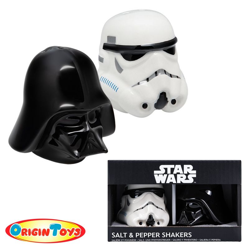 STAR WARS - SALT AND PEPPER SHAKERS DARTH VADER&STORMTROOPER PALADONE ...