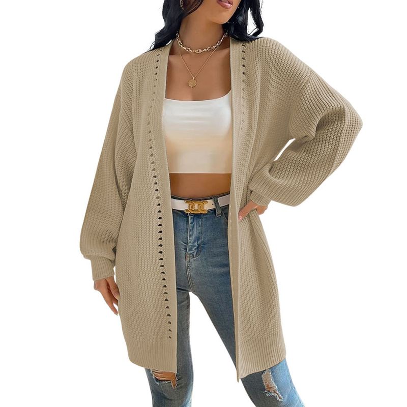 Chompa Mujer Hilo Abierto Mlarga Diva 359G-28 Color Beige GENERICO ...