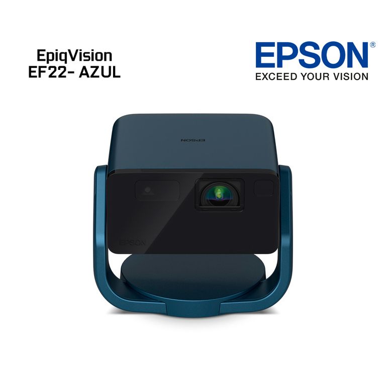 Epson EpiqVision EF22 Proyector Láser Portátil Smart - Azul | Sodimac Perú