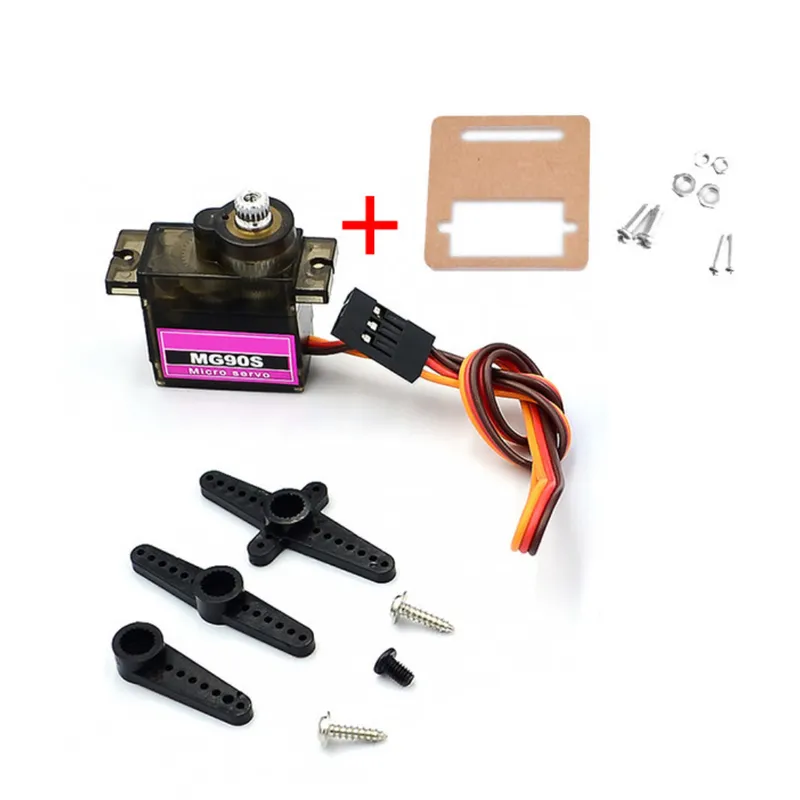 Servomotor MG90S Plastic Gear 90 180° Micro Servo Liviano para Robótica ...