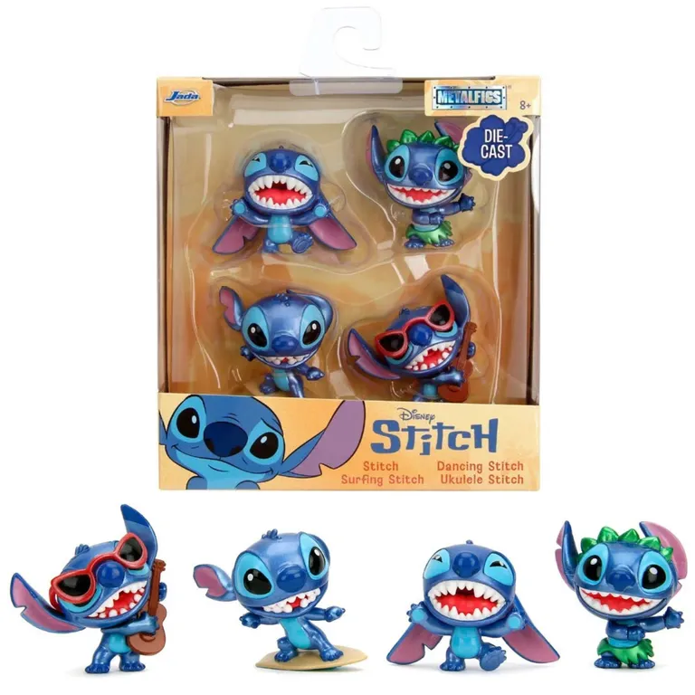 Stitch - Lilo y Stitch Metalfigs 4 Pack Mini figuras JADA TOYS ...