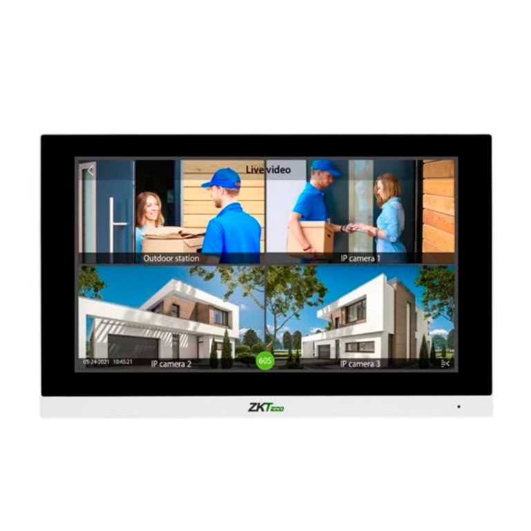 MONITOR LCD ZKTECO VT07 PANTALLA 7 HD TACTIL PN ZK-VT07-B01-W ZKTECO ...