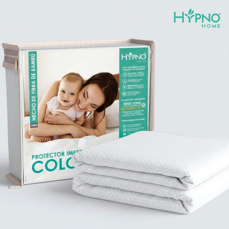 Protector De Colchón Impermeable Hypno Amoldable De Bambú - Bl HYPNO ...