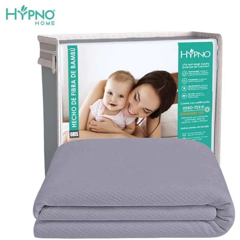Protector De Colchón Impermeable Hypno Amoldable De Bambú HYPNO HOME | falabella.com