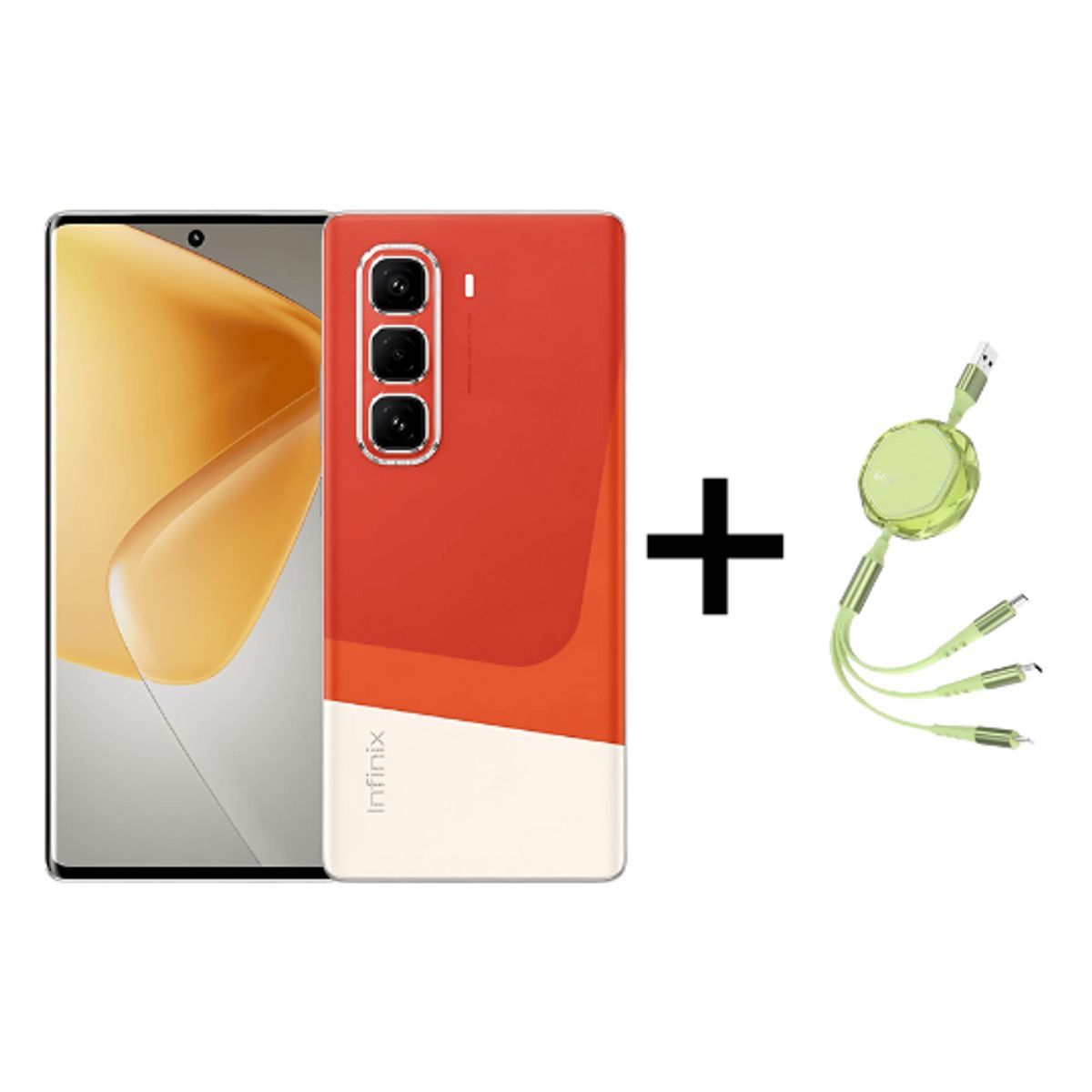 INFINIX HOT 50 PRO PLUS RISING RED(ROJO) 8+8RAM 256GB+/OBSEQUIO cable ...