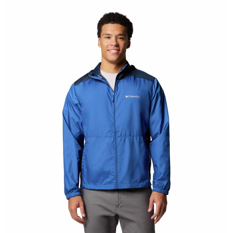 Casaca Para Hombre Cortaviento Discovery Loop™ Azul COLUMBIA | falabella.com