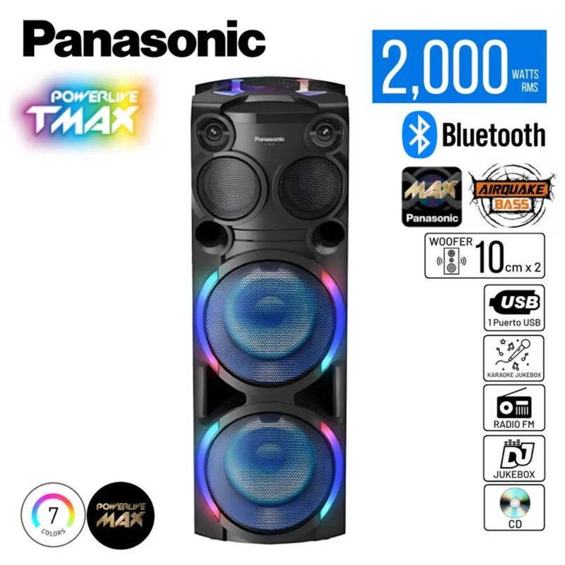 EQUIPO DE SONIDO PANASONIC SC-TMAX50PUK PANASONIC | falabella.com