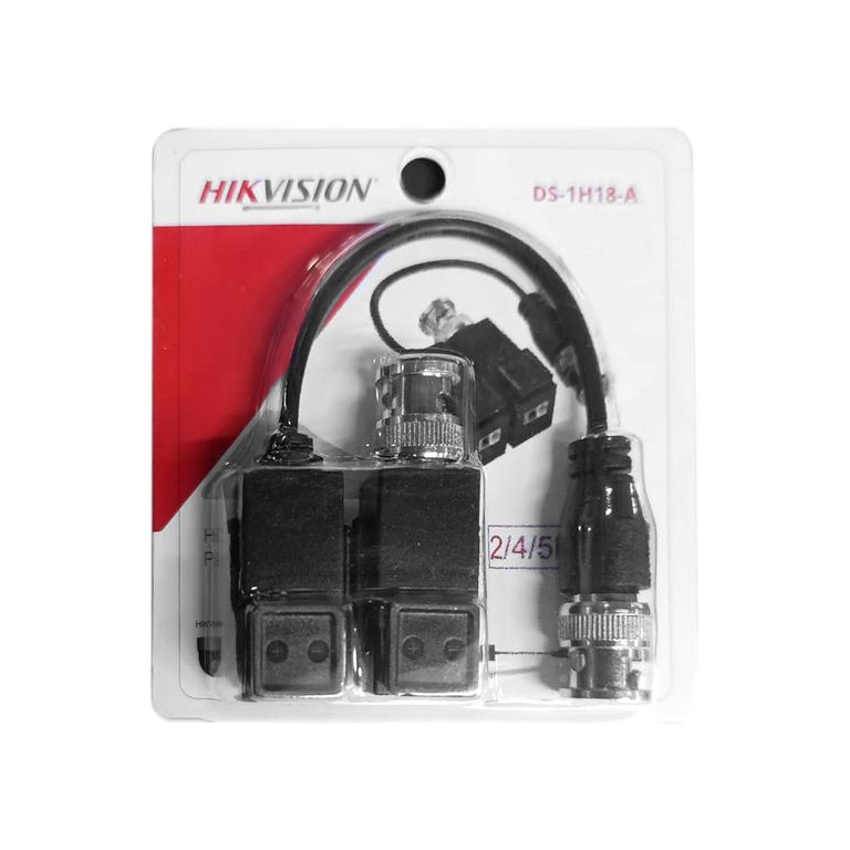 VIDEO BALUN HIKVISION HD 1 CANAL SOBRE PAR TRENZADO PN DS-1H18-A HIKVISION | falabella.com