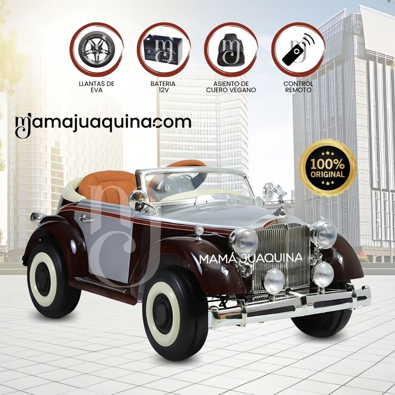 Carro a batería Musical de Lujo «CLASIC ROYCE» Dark Red BEAUTIFUL ...