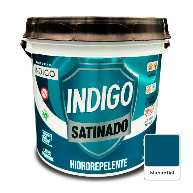 Látex INDIGO SATINADO Manantial | Sodimac Perú