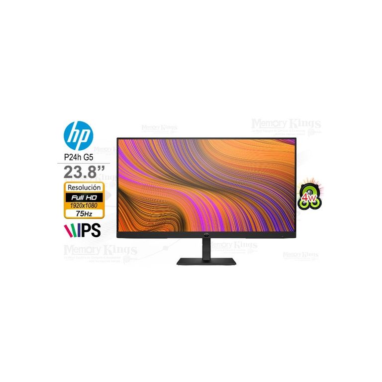 Monitor HP P24h G5 de 238 FHD IPS HDMI DP y sonido integrado - Ex HP ...