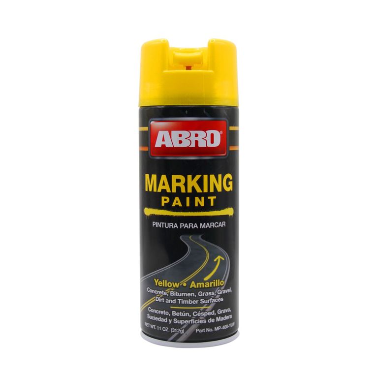 ABRO Pintura en Spray para Marcar Amarillo Vial 312gr MP-400 ABRO | falabella.com