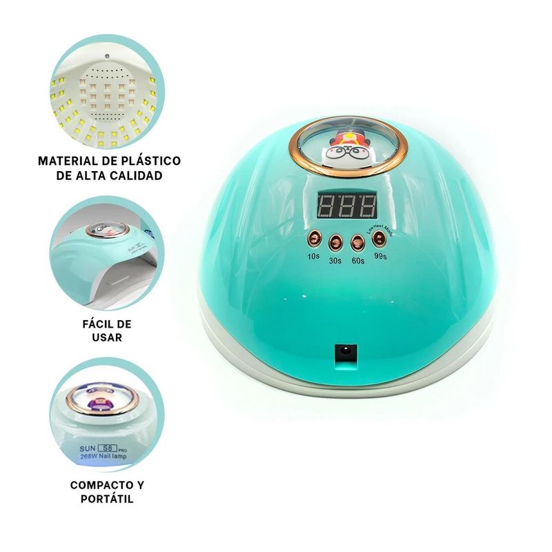 Pack6 Farol para Uñas Oso Verde Agua RYBIU IMPORT | falabella.com