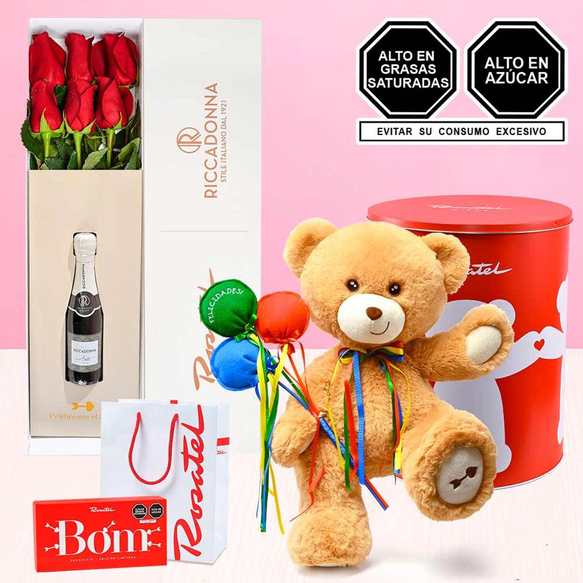 Caja Rosatel Riccadonna Hugo y Chocolates ROSATEL | falabella.com