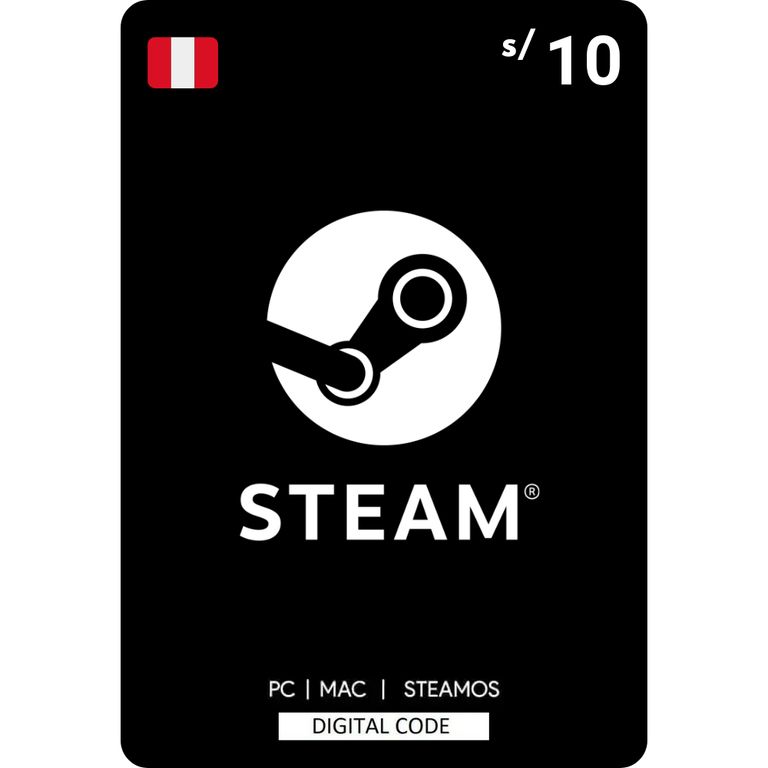Código Steam 10 Soles Perú - Steam Wallet Gift Card Digital STEAM ...