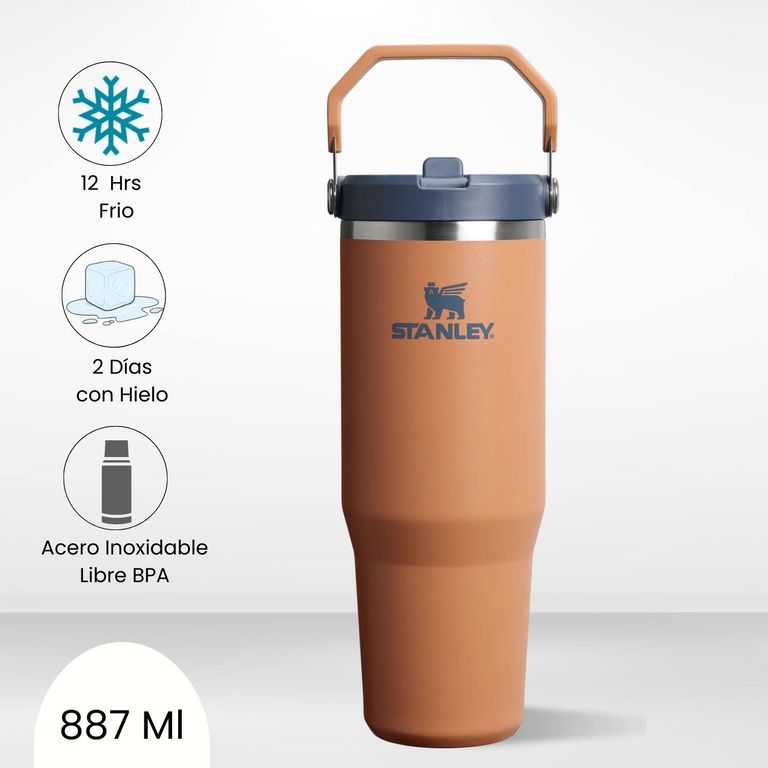 Flip Straw Tumbler Toast Stanley 887 Ml STANLEY | falabella.com
