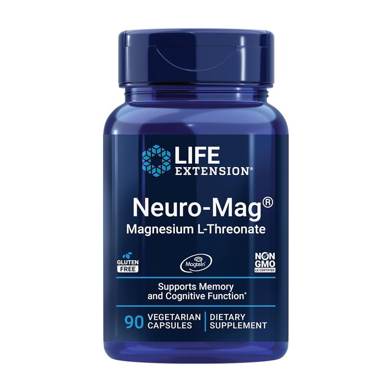 Neuro-Mag® Magnesium L-Threonate – Life Extension – 90 cápsulas ...