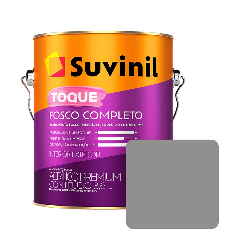 SUVINIL LÁTEX TOQUE MATE COMPLETO ELEFANTE X 3.6 L SUVINIL | falabella.com